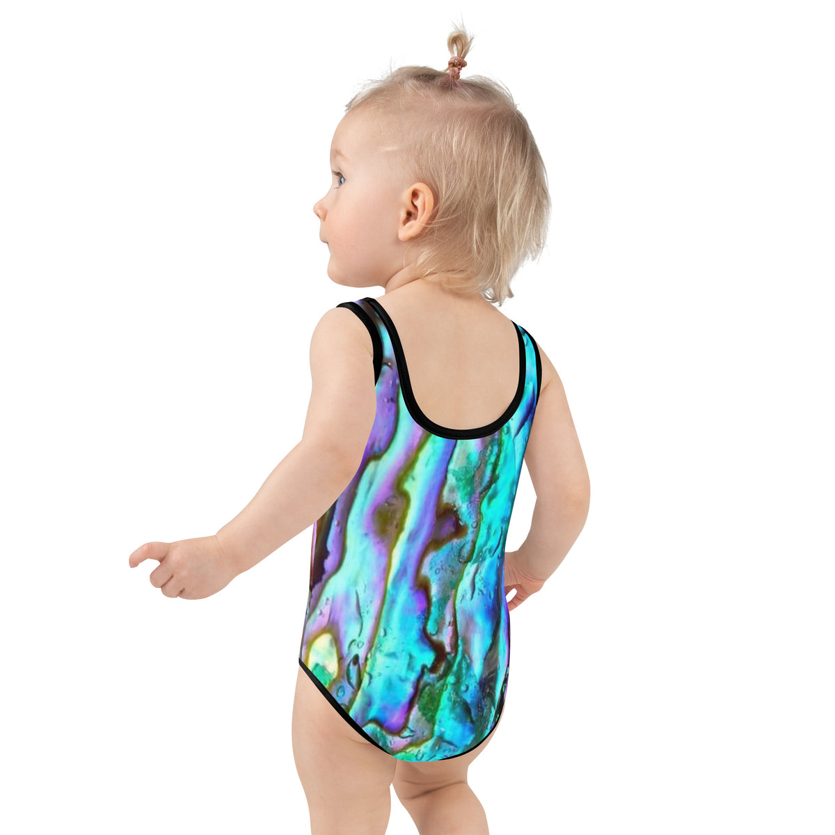 Abalone All-Over Print Kids Swimsuit – Reel Mermaid